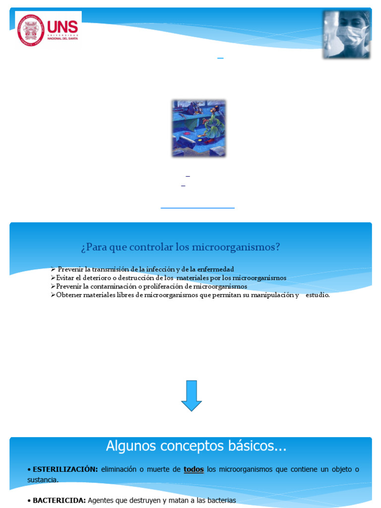 Control del Crecimiento Microbiano | PDF | Esterilización ...