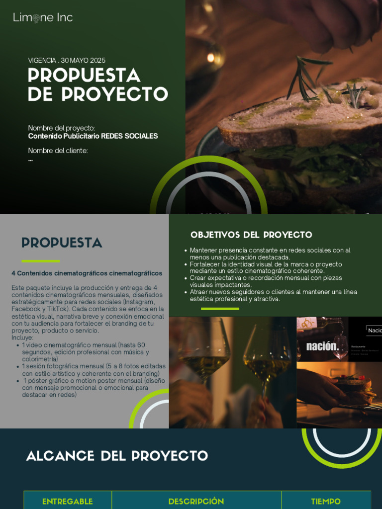 Propuesta de Proyecto | PDF