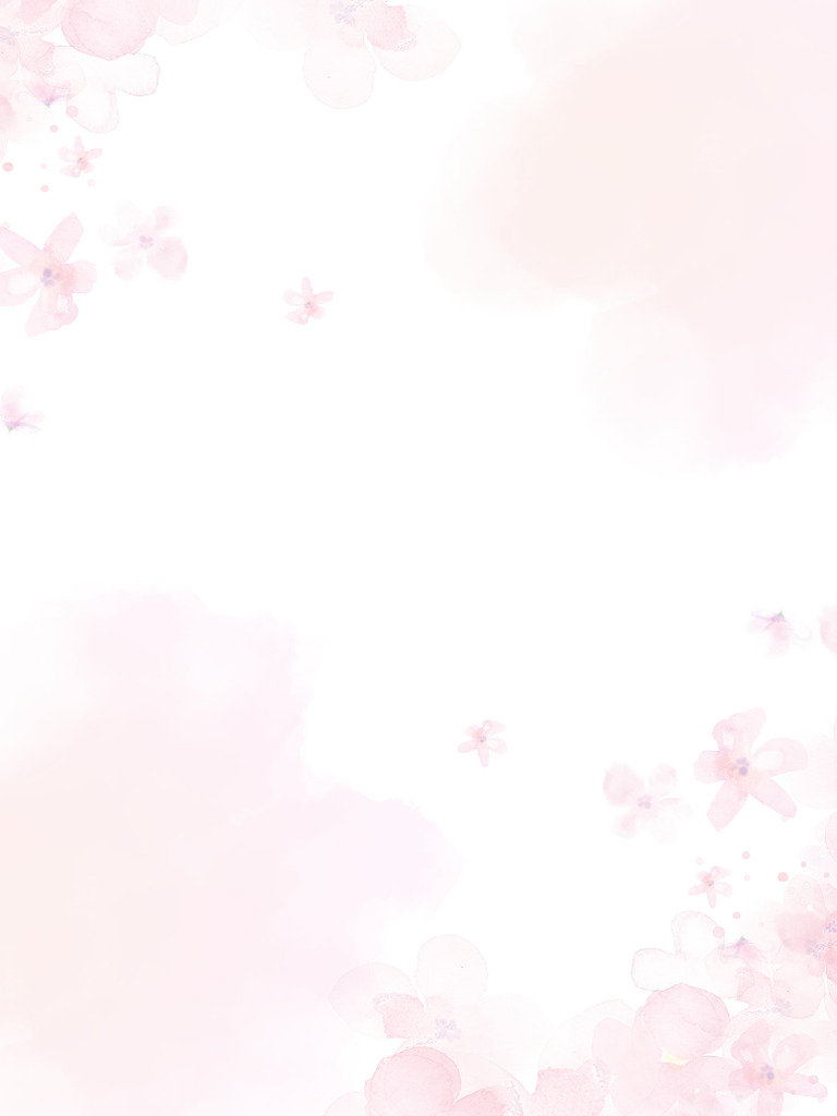 Pink Watercolor Background Document | PDF