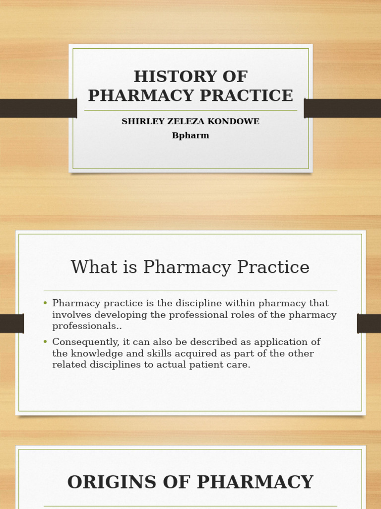 DPH History of Pharmacy | PDF | Pharmacy | Medicine