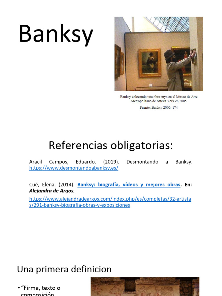 Banksy PP | PDF | Pintada