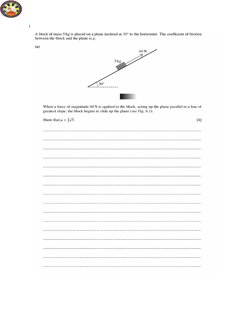 Inclined Planes Pt2 (Newtons Laws of Motion) | PDF