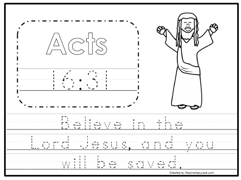 Believe in The Lord Jesus, and You Will Be Saved | PDF