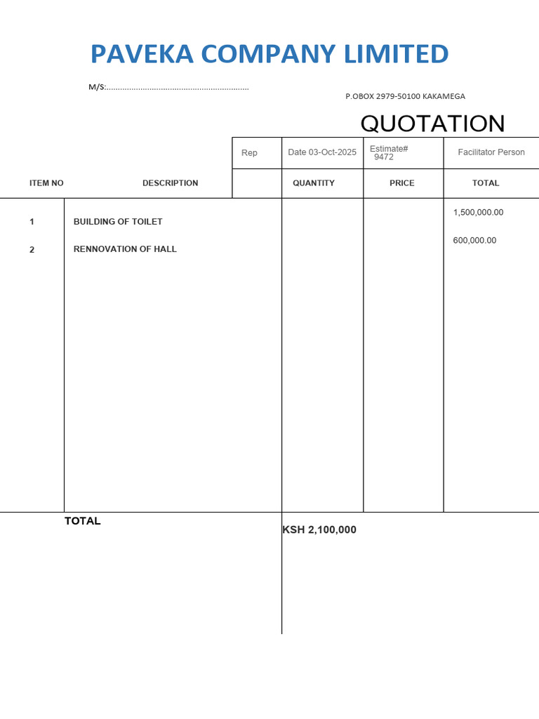 Quotation New | PDF