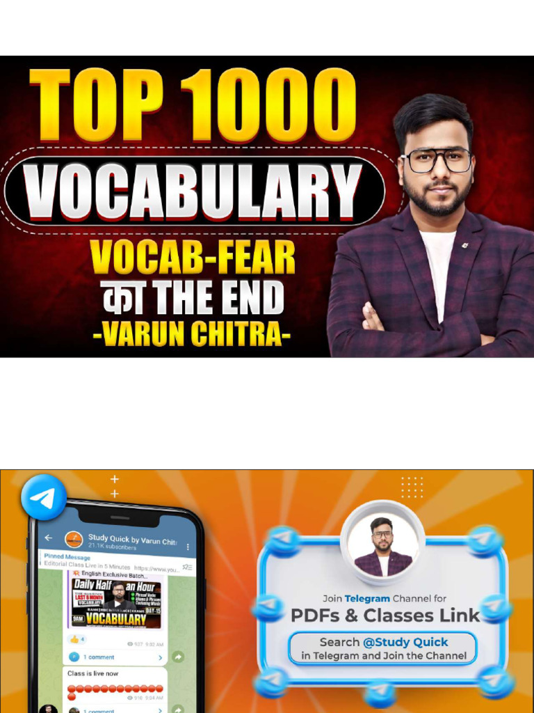 Top 1000 Vocab Day-23 | PDF | Linguistic Morphology | Semantic Units