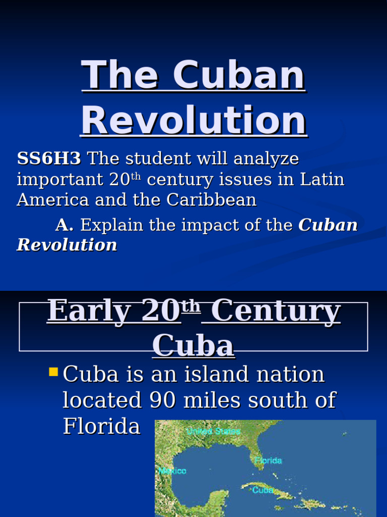 Impact of the Cuban Revolution | PDF | Cuba | Fidel Castro