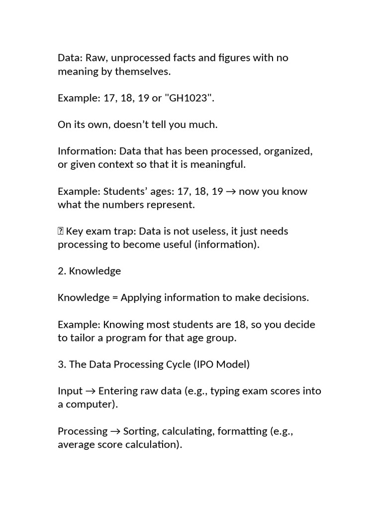 Data and Information | PDF