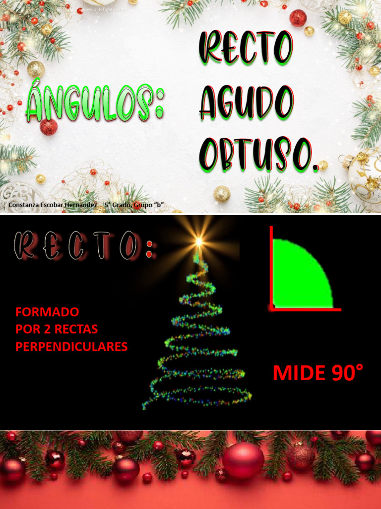 Tipos de Ángulos: Recto, Agudo y Obtuso | PDF