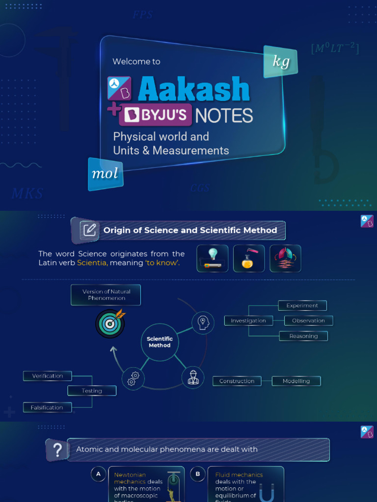 NEO JEE 11 P1 PHY H Physical World, Units & Measurement S06 209 | PDF | Significant Figures | Force