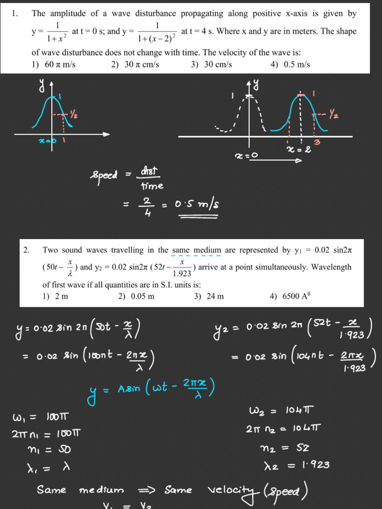 Wave Equations and Harmonics Analysis | PDF | Harmonic | Acoustics