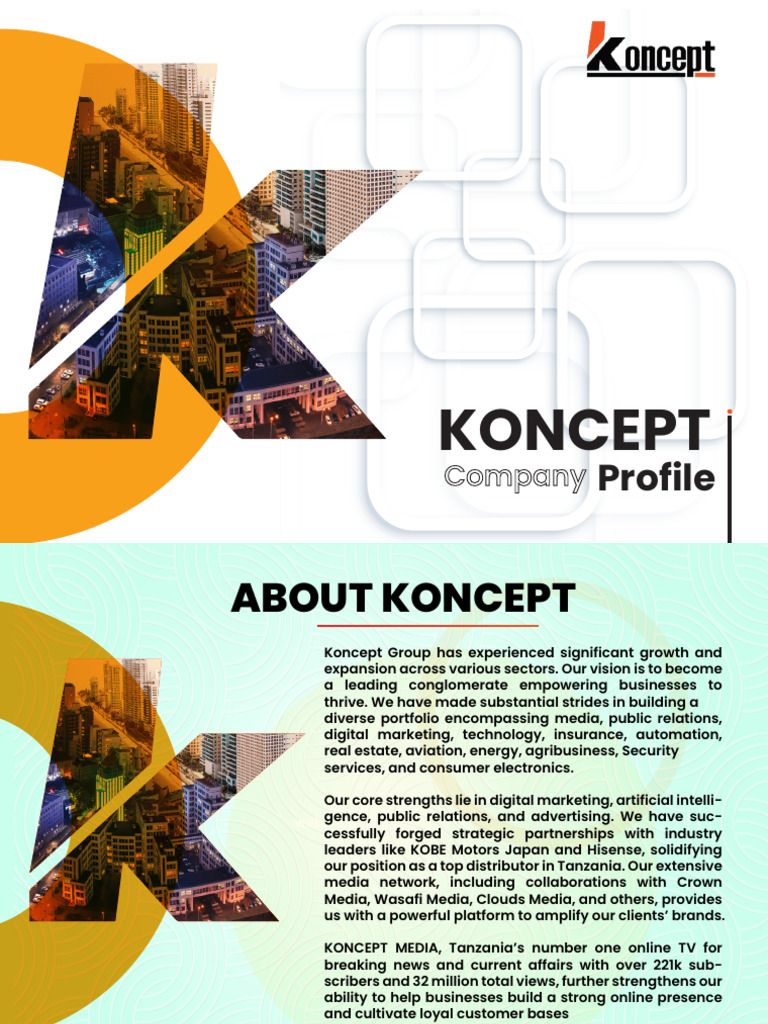 A New Koncept Company Profile - Compressed | PDF | Marketing | Digital Marketing