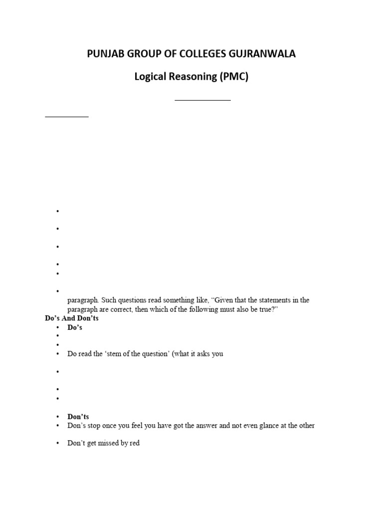 Critical Thinking And Logical Deductions Pdf Cost Of Living Argument