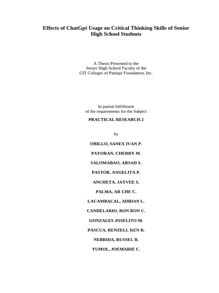 Title Page (Pr2) | PDF
