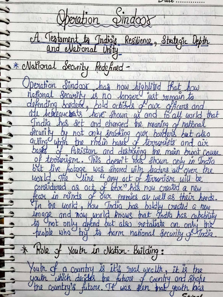 Operation Sindoor Jatin Pant | PDF