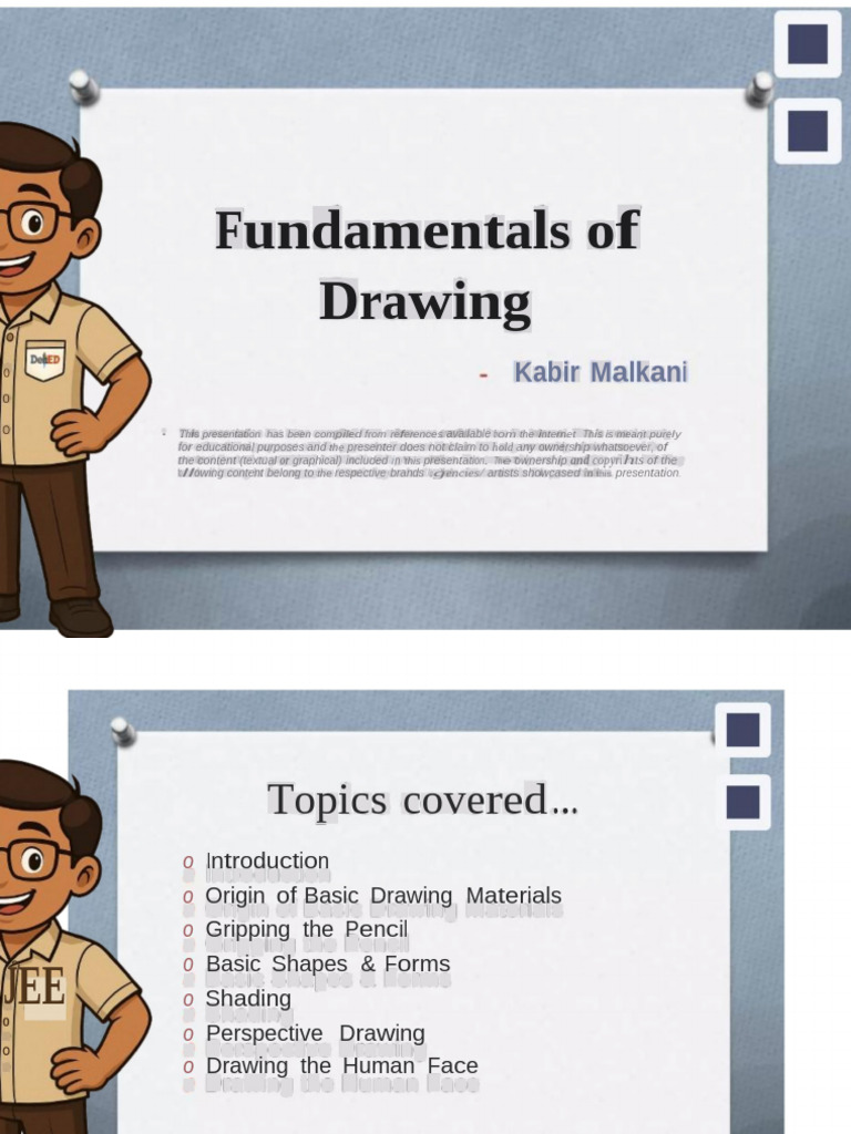 Drawing Fundamentals Overview | PDF | Drawing | Pencil