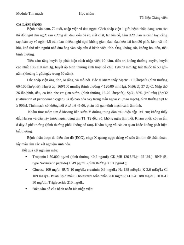 CA Ls Nmct y2 Update 2024-2025 - Bs Tran Cong Duy 13.12.2024 | PDF