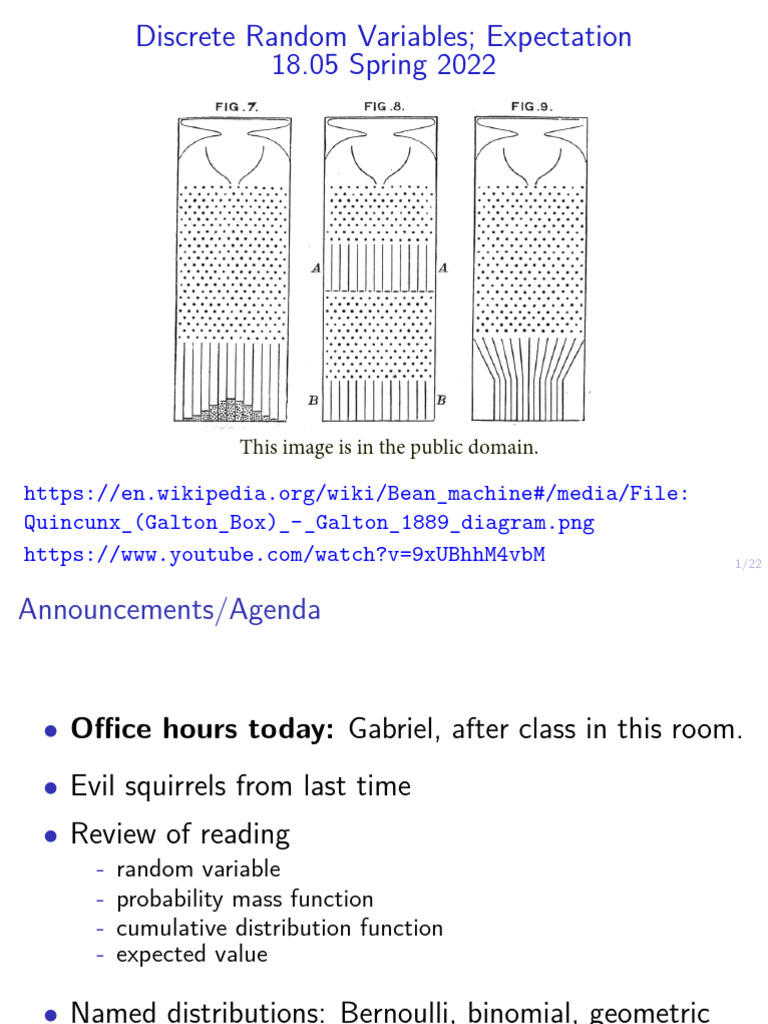 CH - 04 (Discrete Random Variables - Expected Value) | PDF | Probability Distribution | Odds