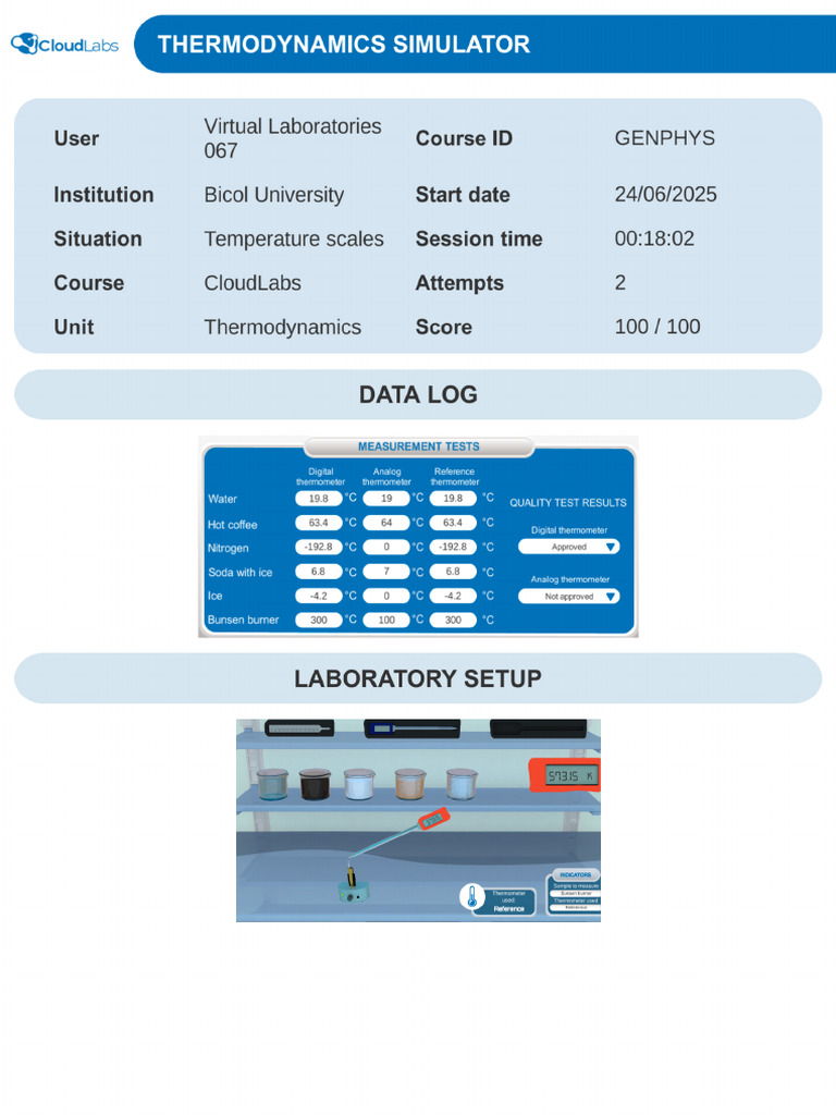 Temperature Scales | PDF