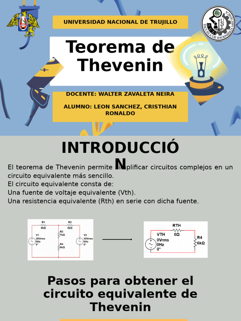 Teorema de Thevenin | PDF