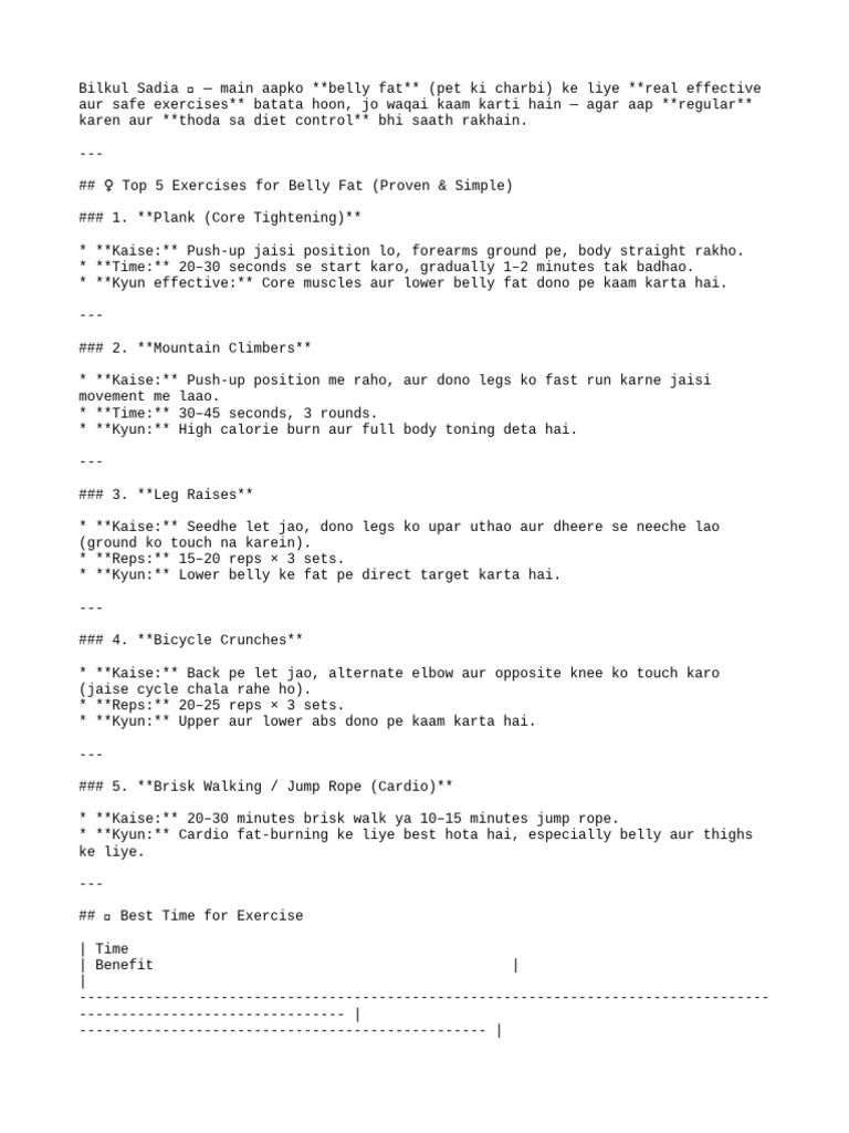 Belly Fatt | PDF