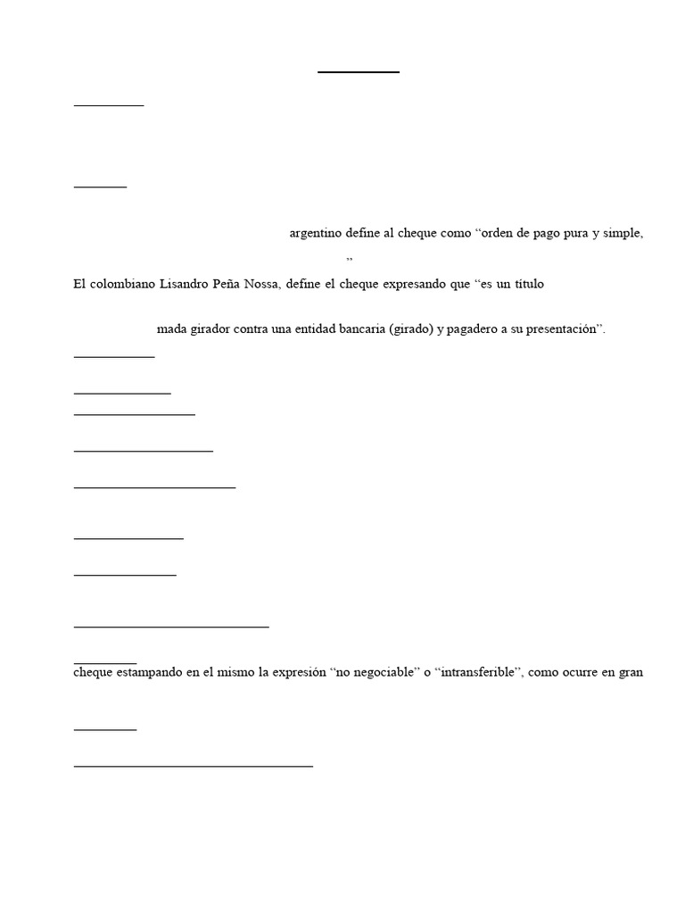 El Cheque - 250912 - 184712 | PDF | Cheque | Bancos