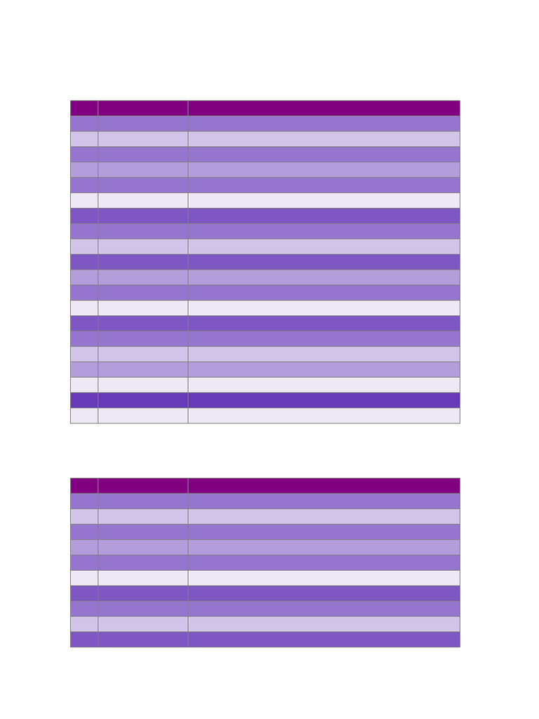 12 Day Study Planner Purple | PDF