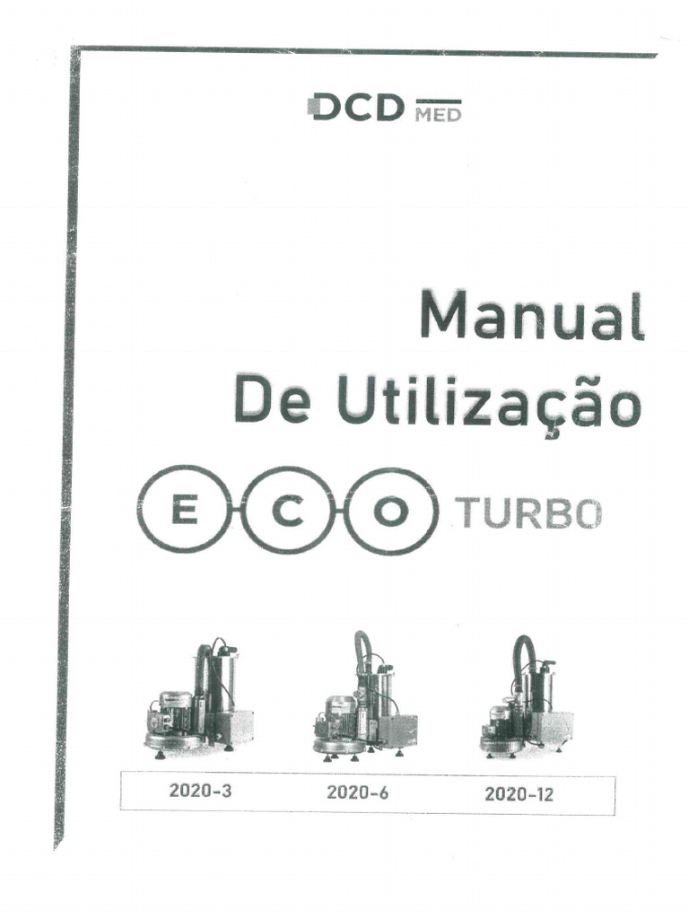 Manual Bomba Vacuo 2020-12 Ecco Turbo | PDF