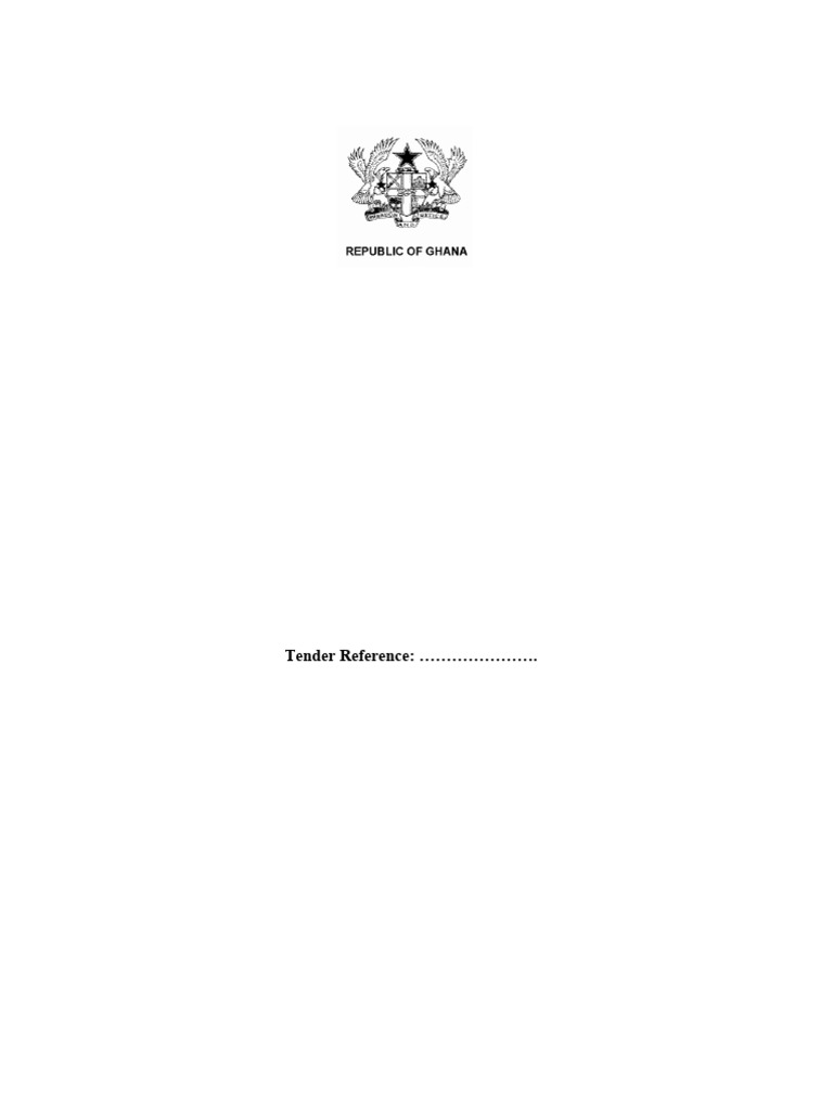 Standard Tender Document For The Procurement of Works Micro Contracts | PDF | Specification ...
