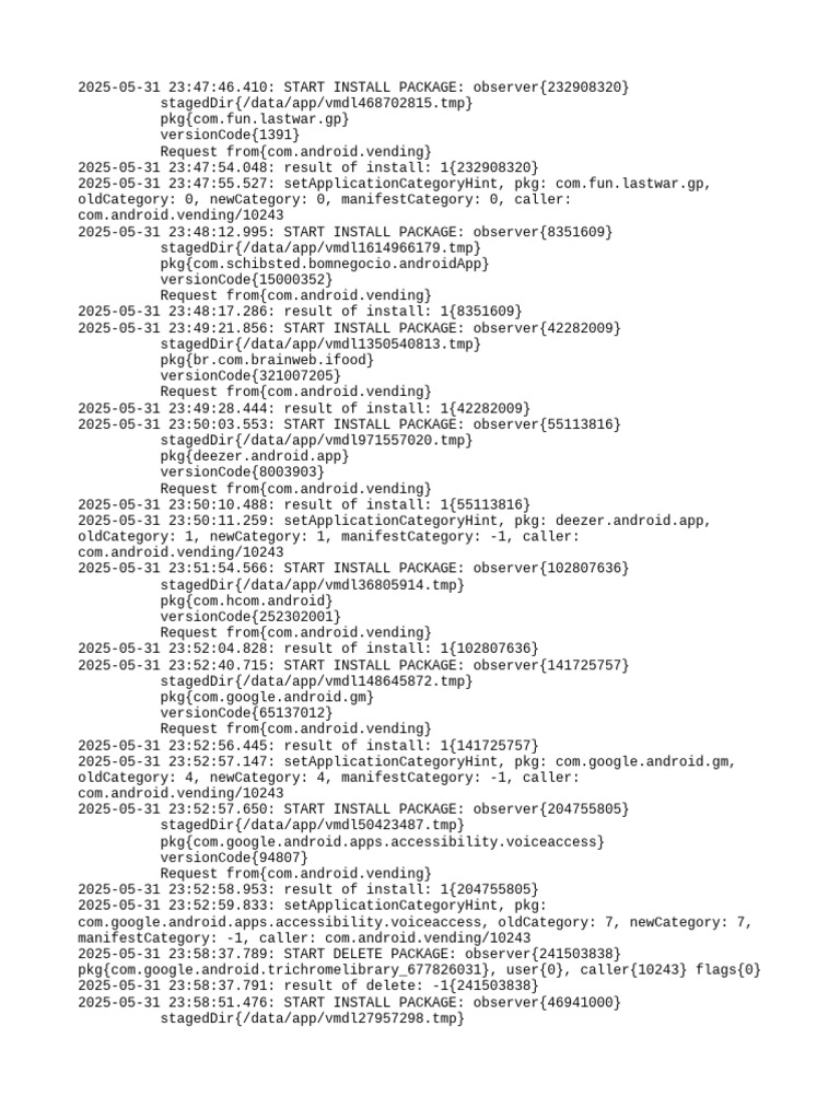 PM Debug Info | PDF | Android (Operating System) | Software