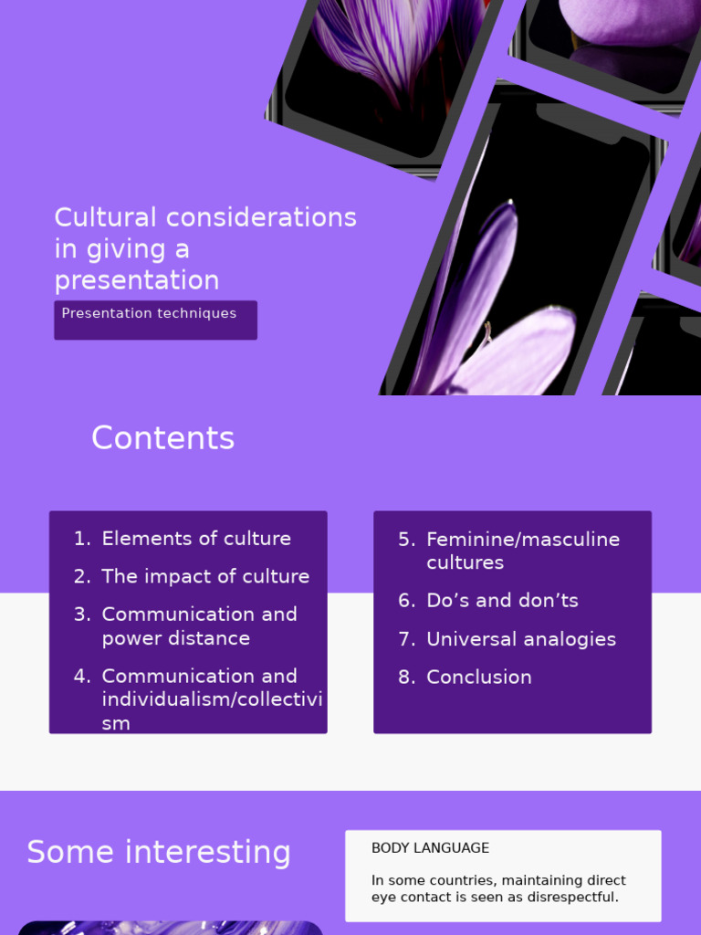 6 Cultural Considerations 2 | PDF | Communication | Human Communication