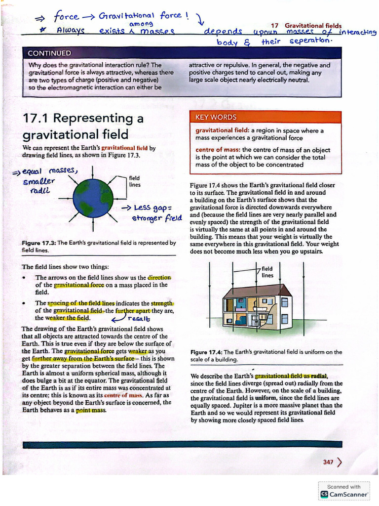 Gravitation Field Notes | PDF