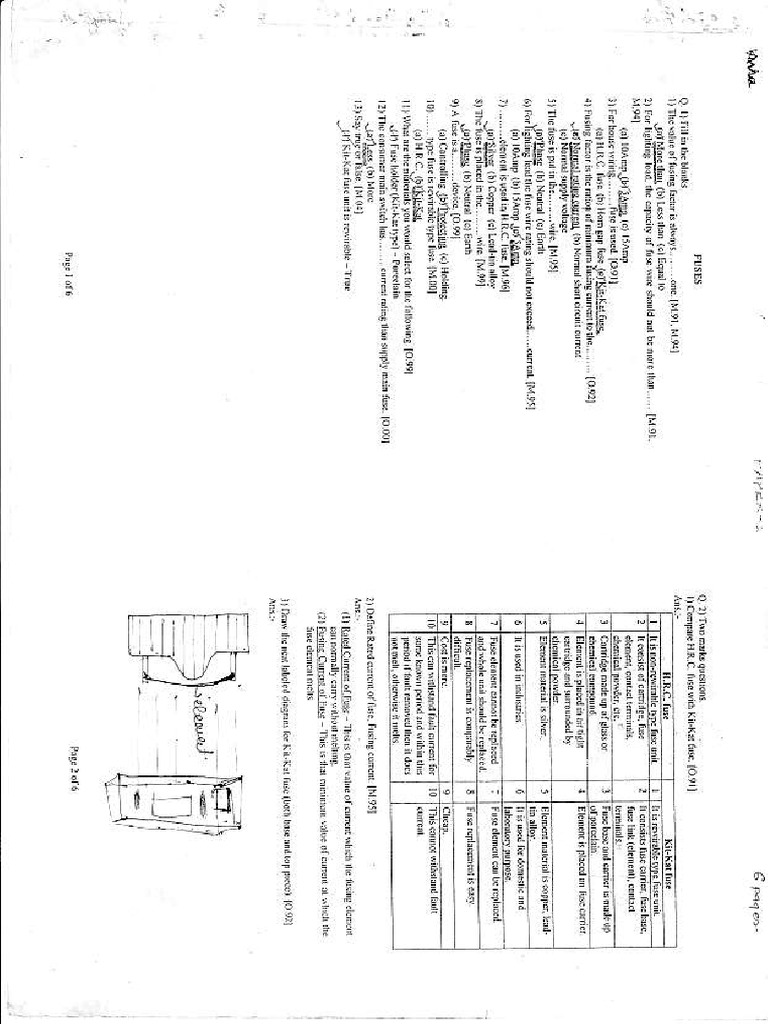 Em-1 Ques.& Ans | PDF