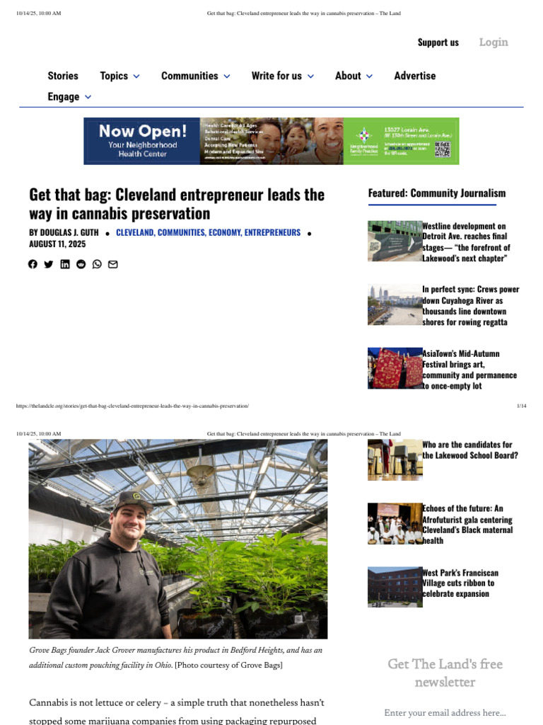 Cleveland Entrepreneur Jack Grover Leads The Way in Cannabis ...