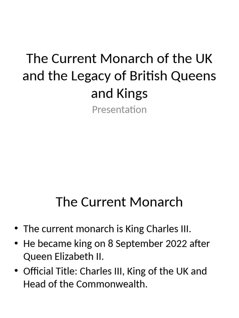 King Charles III and British Monarchy History | PDF