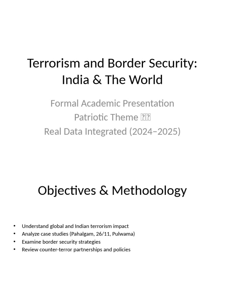 Terrorism Border Security India World 45 Expanded | PDF | Unmanned ...