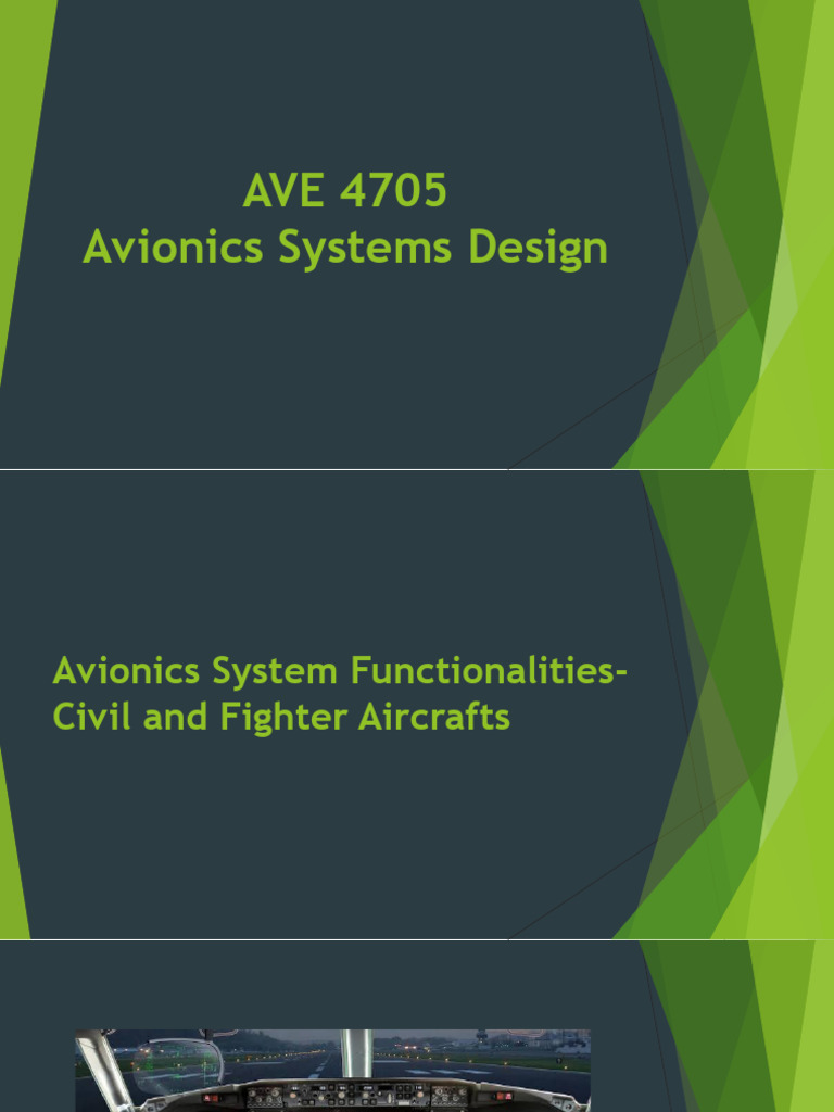 Avionics System Functionalities-Civil and Fighter Aircrafts | PDF ...