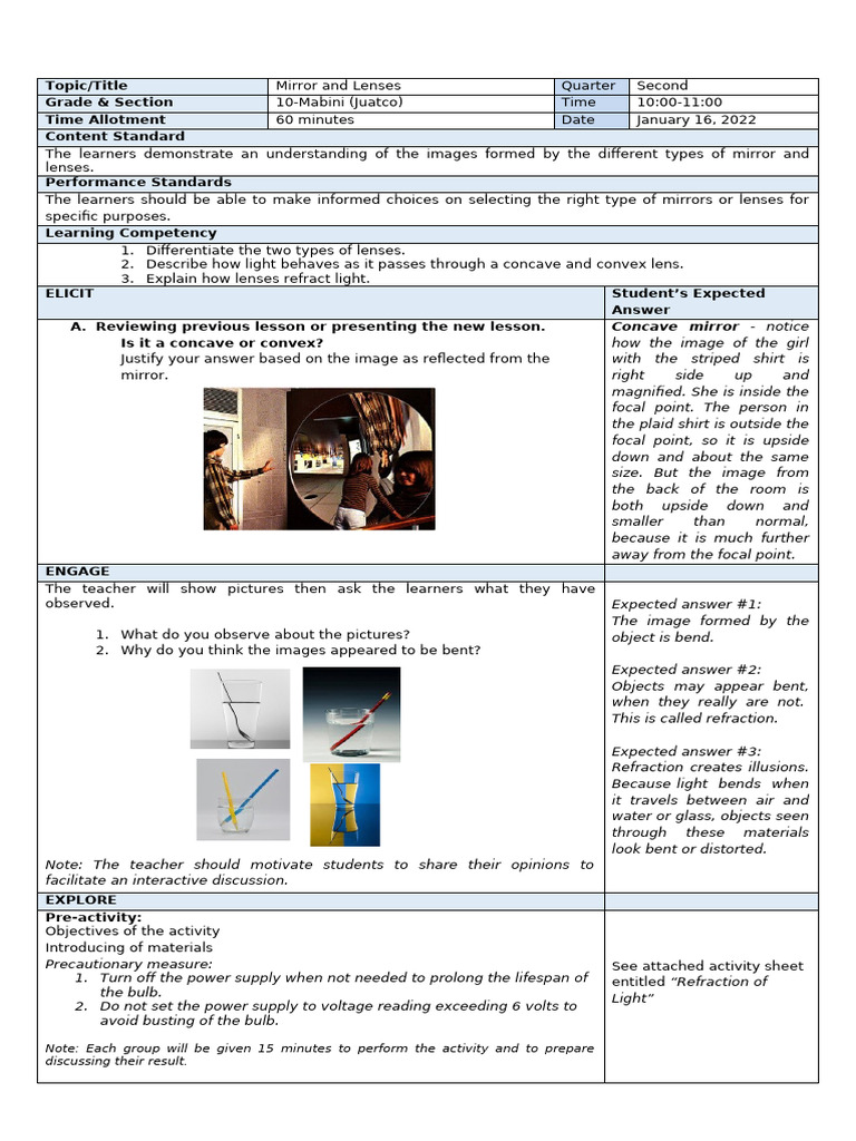 Understanding Mirrors and Lenses | PDF | Glass Applications | Equipment