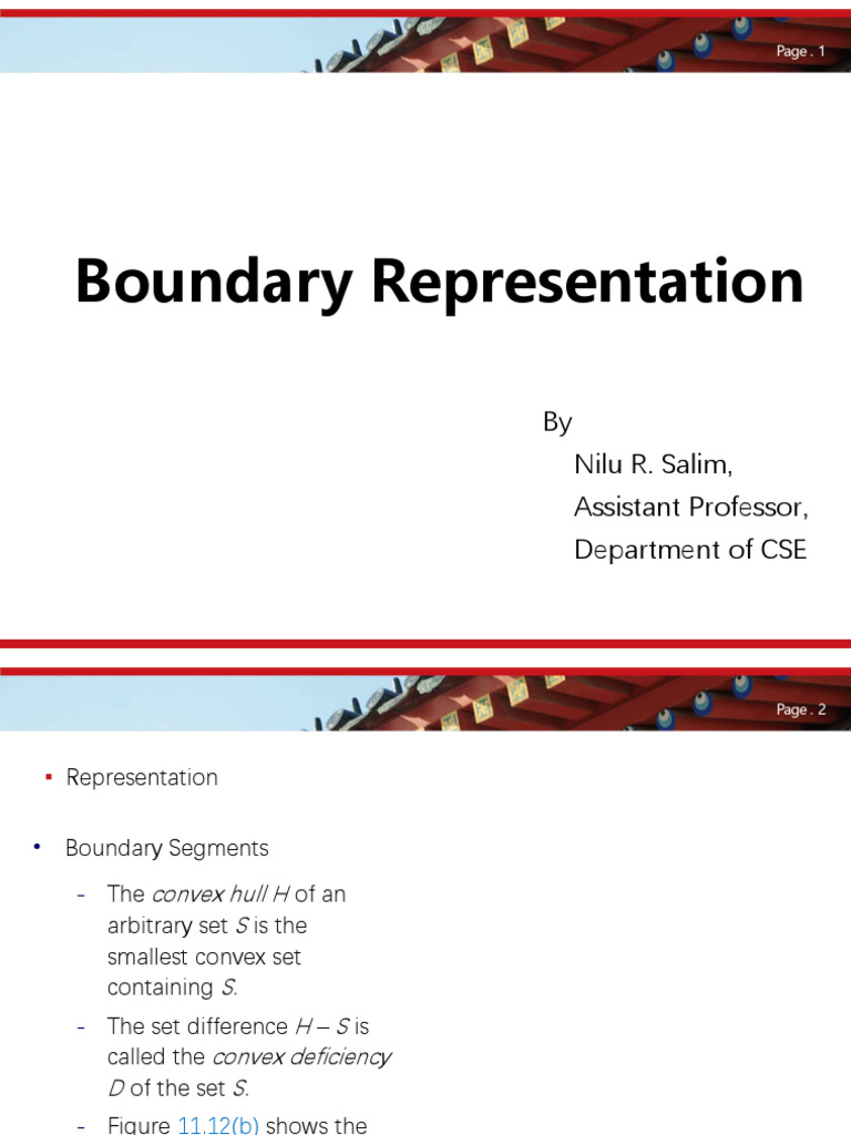 Boundary Representation | PDF | Convex Set | Applied Mathematics