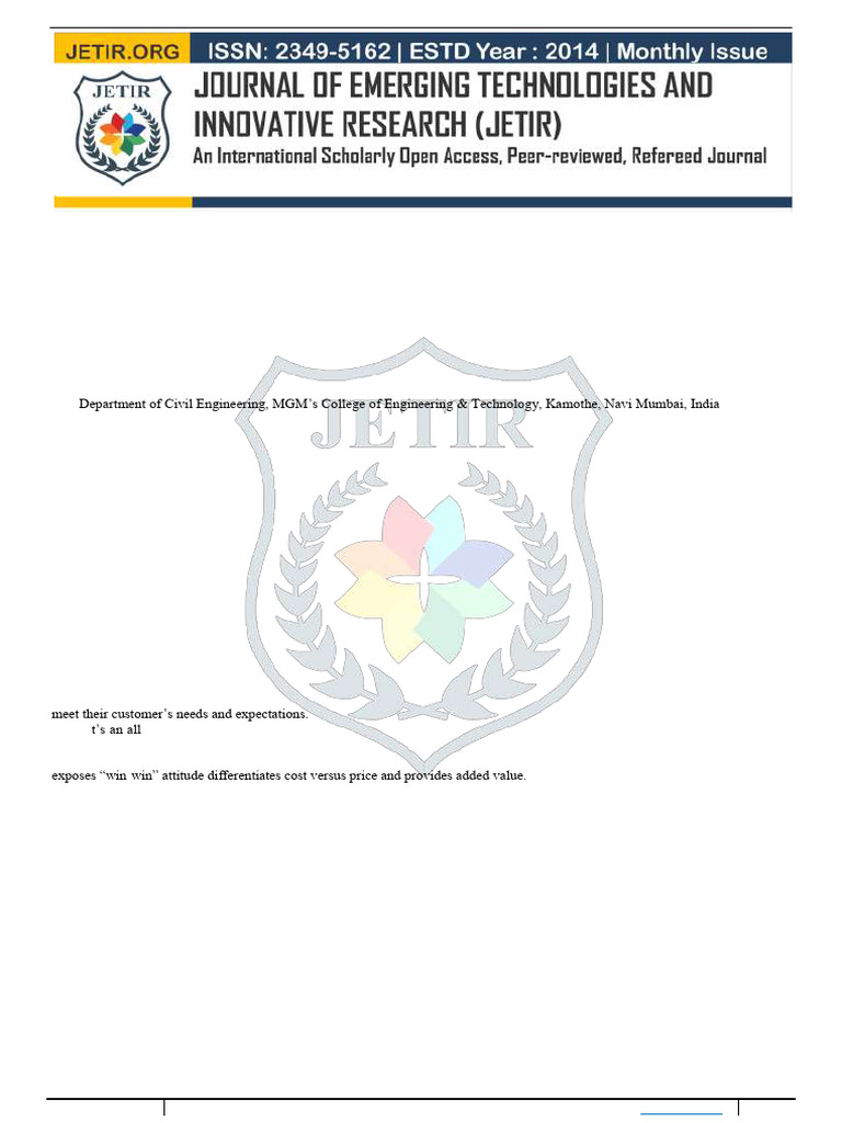 Total Quality Management Paper 2 | PDF | Qualitative Research | Methodology
