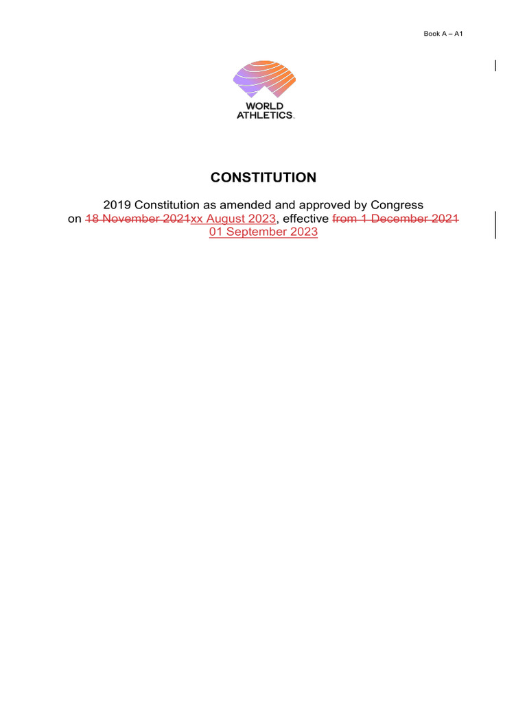 Draft Proposed Amendments to the Constitution | PDF | United States ...