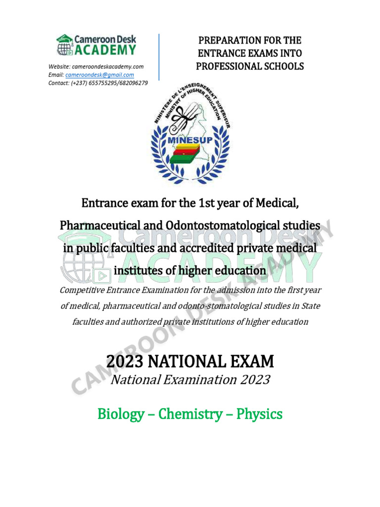 2023 Medical Entrance Exam Preparation | PDF | Waves