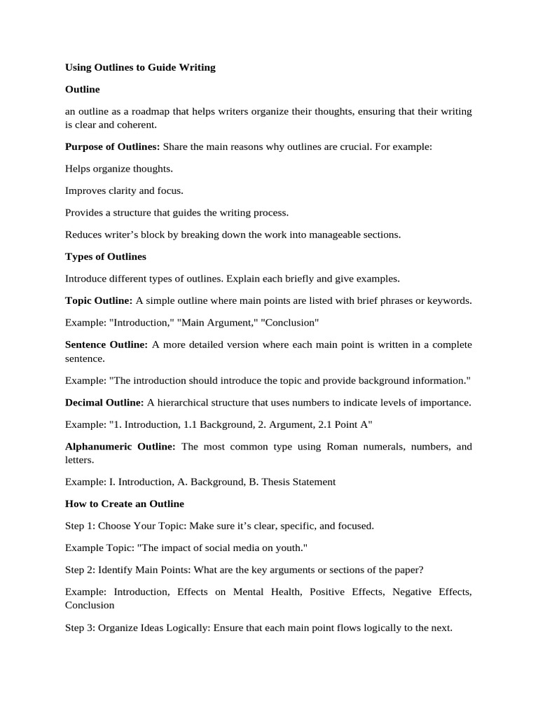 Outlines | PDF