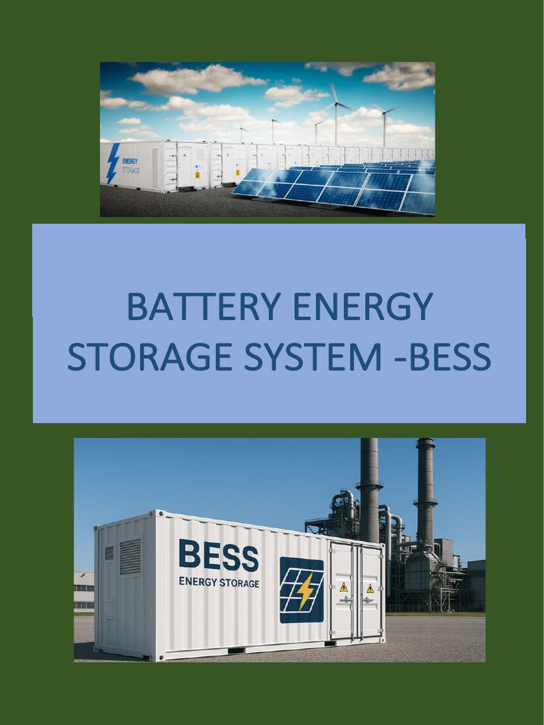 Battery Energy Storage System Overview | PDF | Photovoltaic System ...