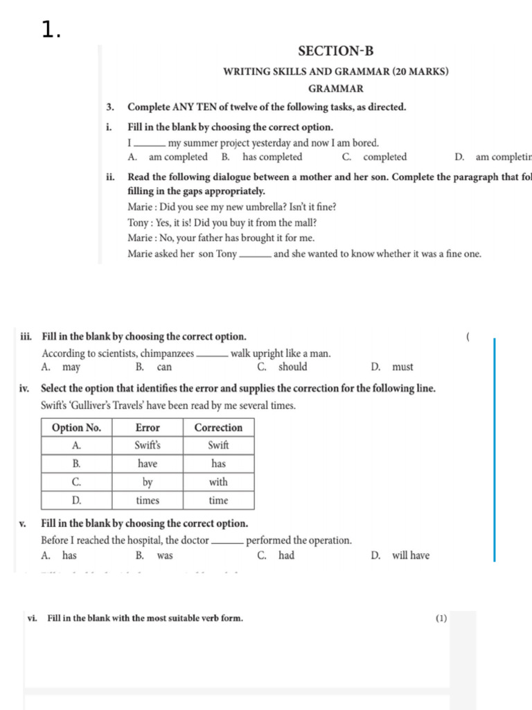 Grammar Practice | PDF