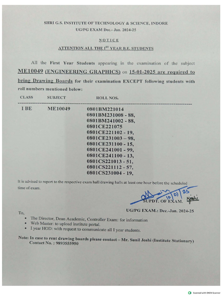 Drawing Notice | PDF