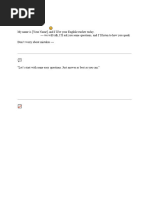 OPIc Sample Questions for Practice | PDF