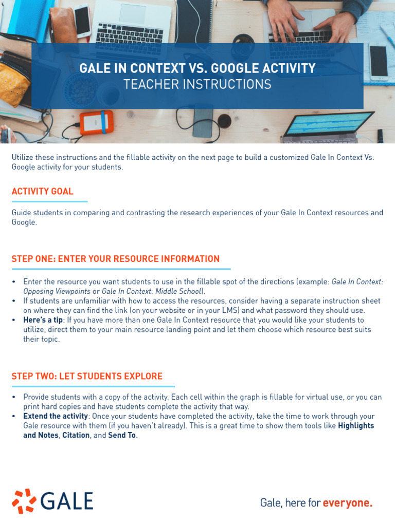 Gale Vs Google Activity | PDF | Computing