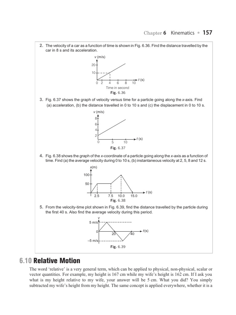Kinematics: Velocity, Distance, and Acceleration | PDF | Velocity ...