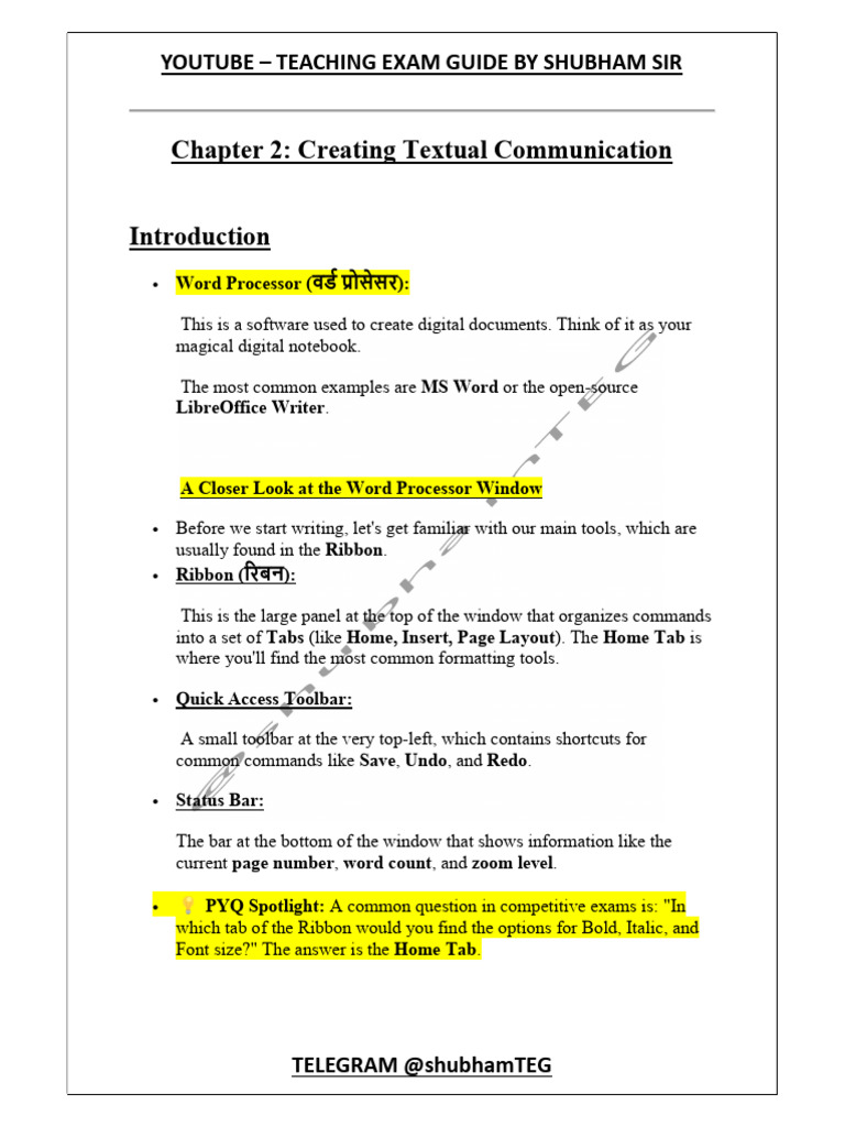 Ict CH2 Eng | PDF | Microsoft Word | Computing
