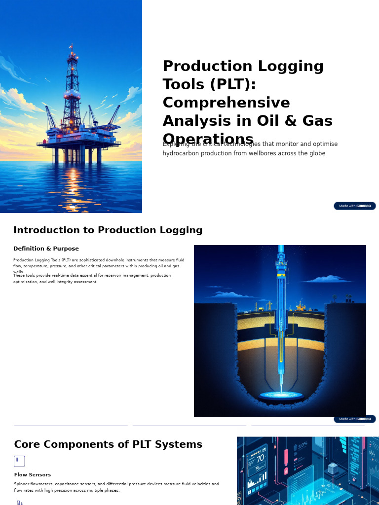 Production Logging Tools PLT Comprehensive Analysis in Oil and Gas ...